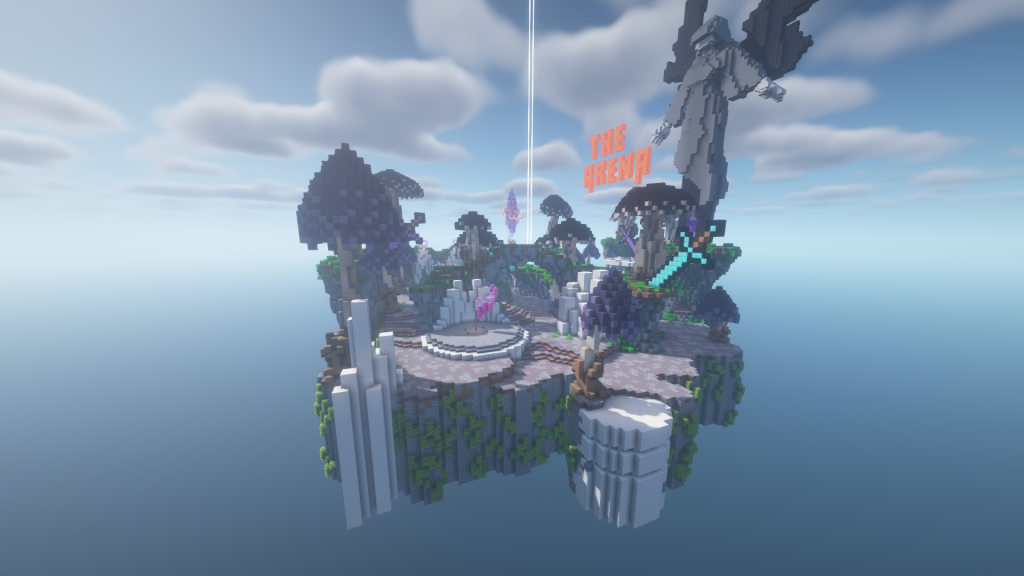 Gambit | 150x150 | Mushroom Arena - Minecraft PvP Arena - Schematic Shop