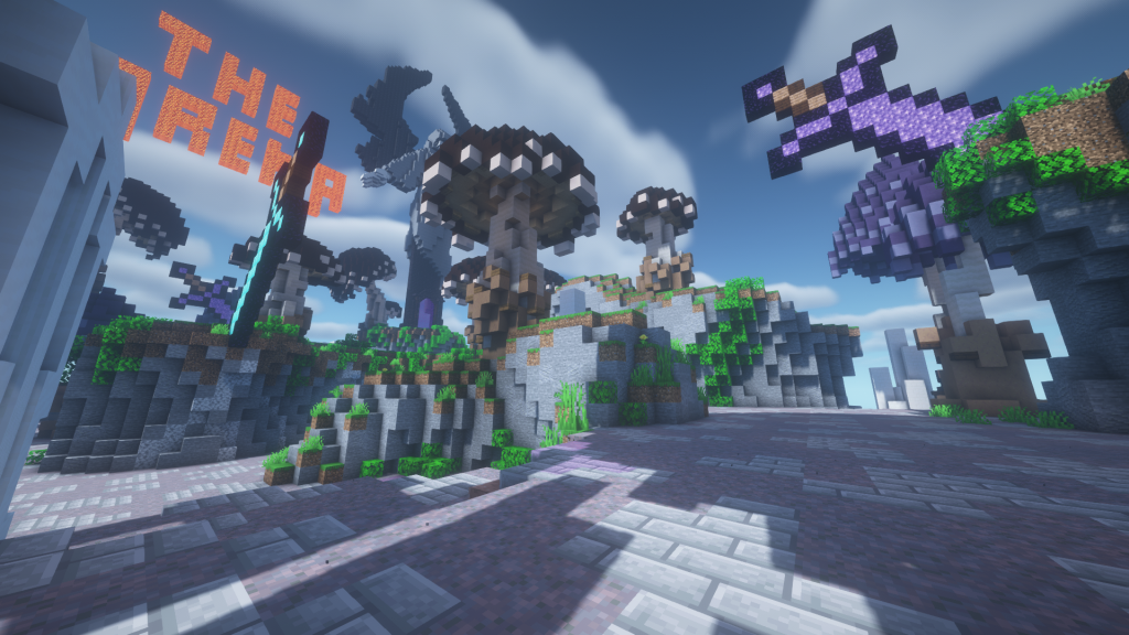 Gambit | 150x150 | Mushroom Arena - Minecraft PvP Arena - Schematic Shop